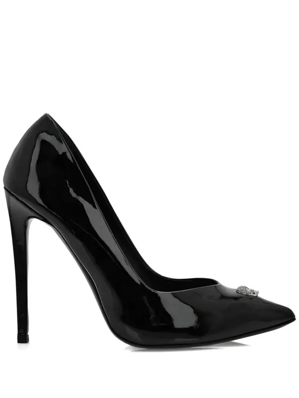Philipp Plein Skull-plaque High-heel Pumps
