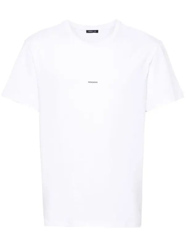 Patrizia Pepe Logo-print Cotton T-shirt - White