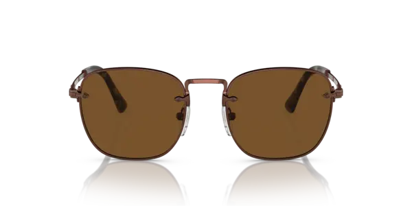 Persol Full Rim Square Sunglasses - Polar Brown