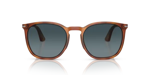 Persol Round Frame Sunglasses - Gradient Blue Polar