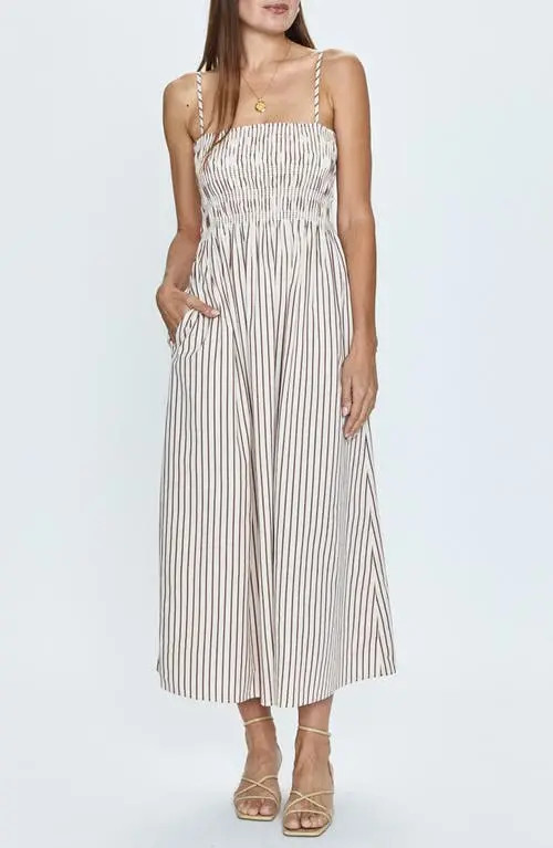 PISTOLA Bianca Maxi Sundress - Tiramisu Stripe