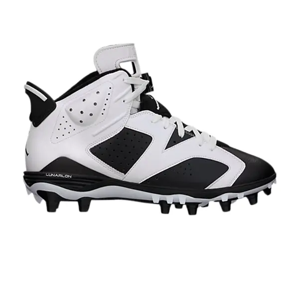 JORDAN 6 Retro Td Football Cleats - White