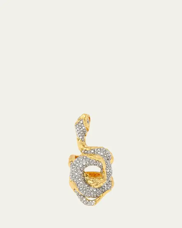 Alexis Bittar Serpent Ring Crystals Editorialist