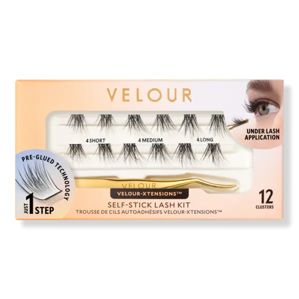 VELOUR Xtensions Self-stick Everyday Natural Lash Kit - One-color