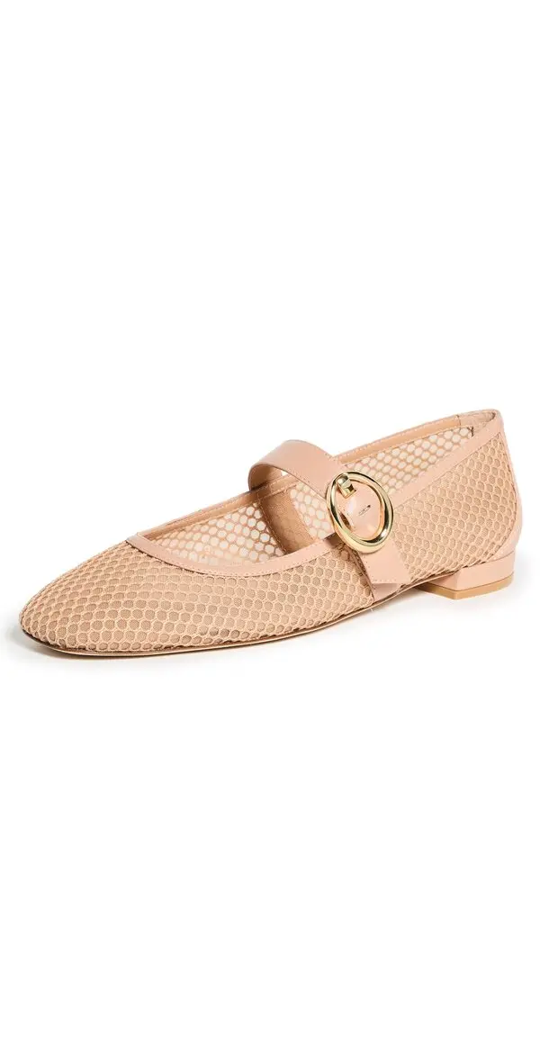 STUART WEITZMAN Arabella Mary Jane Flats - Ginger