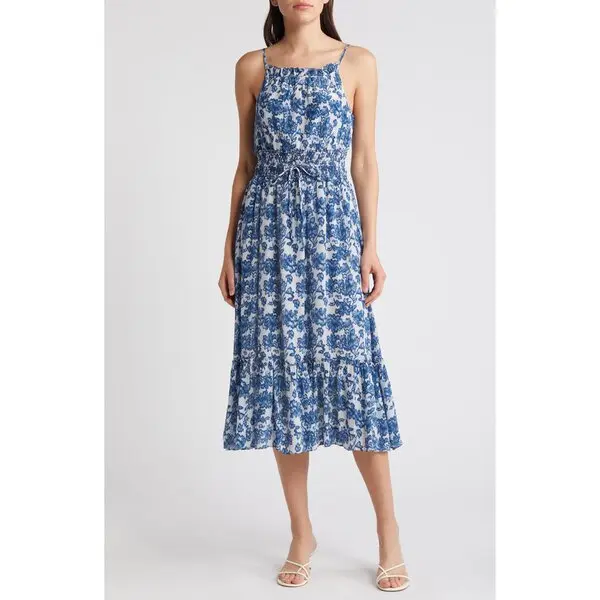 Rails Magdalene Floral Smocked Waist Sundress