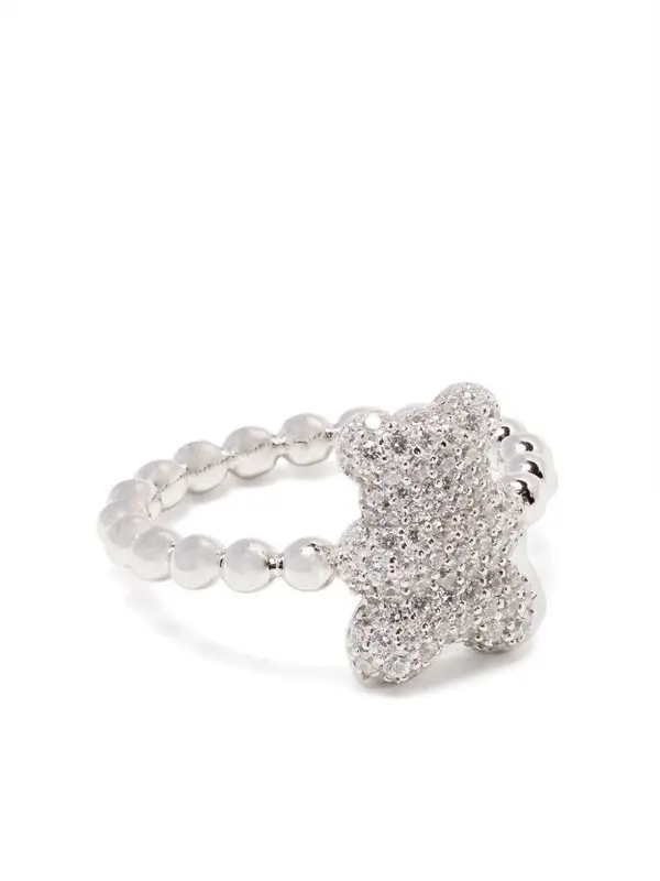 APM MONACO Crystal-embellished Ring