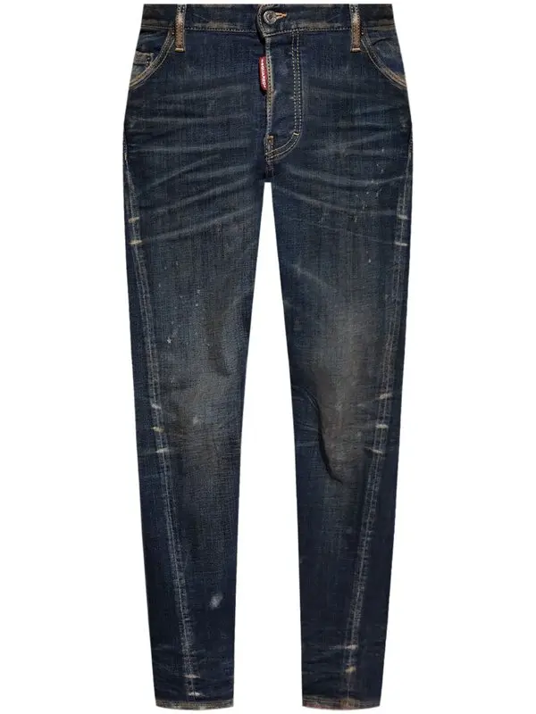 Dsquared2 Distressed Cotton Jeans