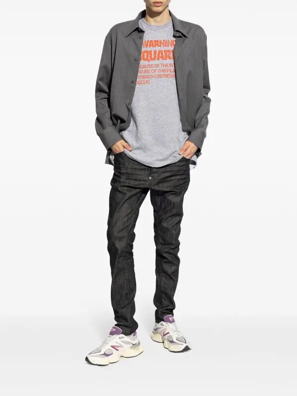Dsquared2 Logo-patch Cotton Jeans