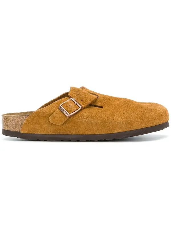 BIRKENSTOCK Boston Slippers - Brown