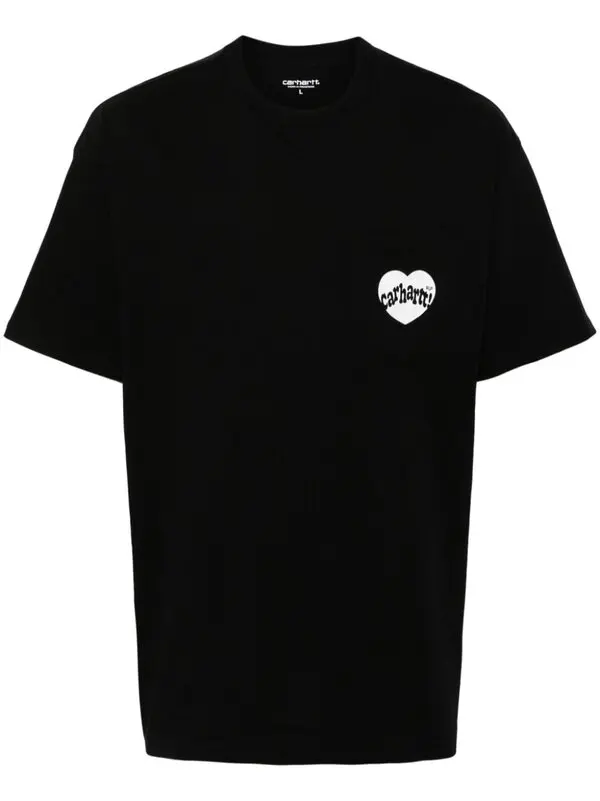 Carhartt Work In Progress Amour Logo T-shirt - Black
