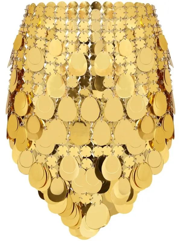 Rabanne Sparkle Assembly Mini Skirt