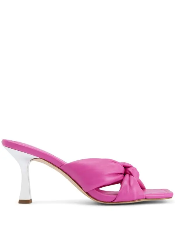 Michael Kors Elena Leather Sandals - Pink