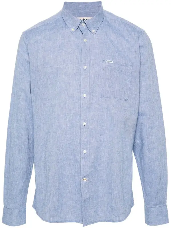 Barbour Nelson Long-sleeve Shirt - Blue