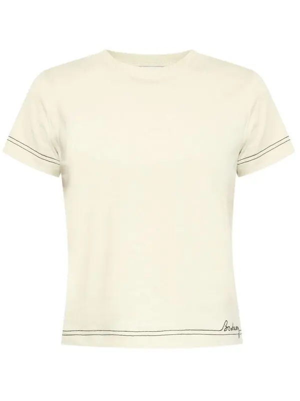 Burberry Logo-embroidered Crop Top