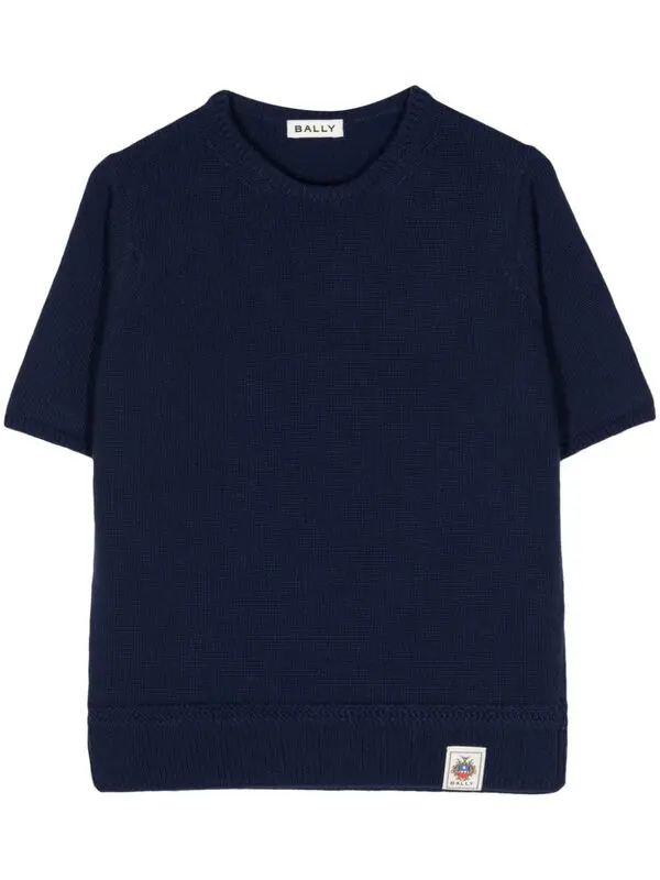 Bally Crew-neck Wool Top