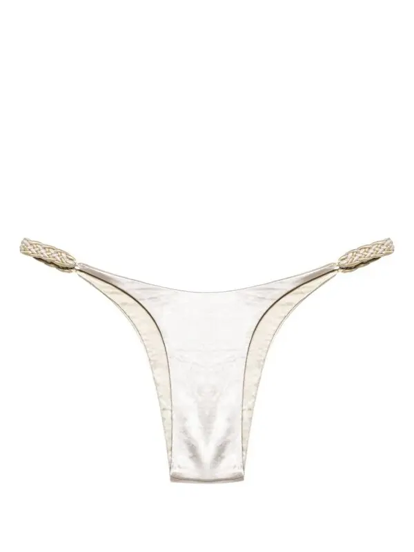 ISA BOULDER Braided-straps Reversible Bikini Bottom