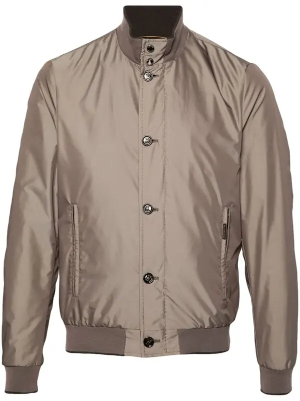 MOORER Mezzano-km Water-repellent Bomber Jacket - Brown