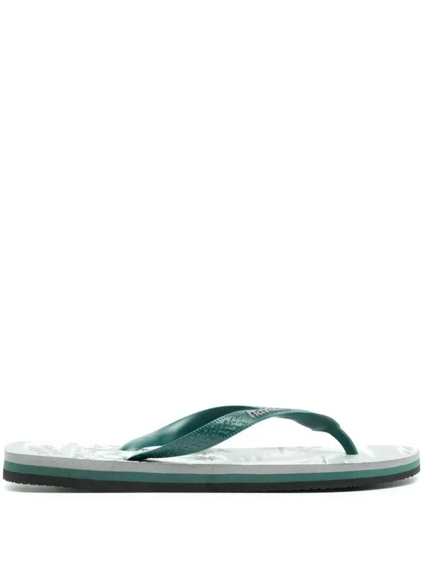 Maison Kitsuné X Havaianas Flip Flops - Green