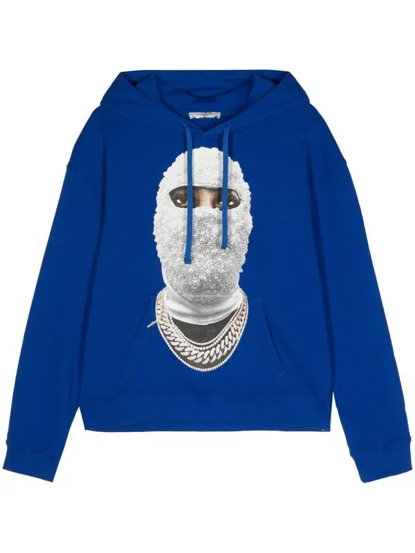 Ih Nom Uh Nit Ask Future Cotton Hoodie In Blue 30% Off
