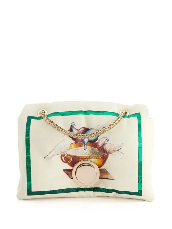 Giambattista Valli Birds Airbag Mini Bag - Neutrals