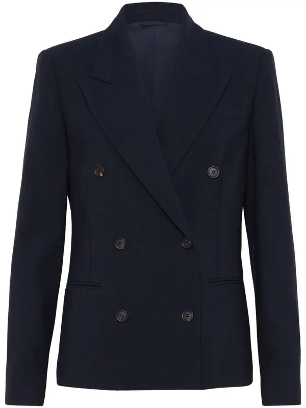 Brunello Cucinelli Peak-lapel Double-breasted Blazer