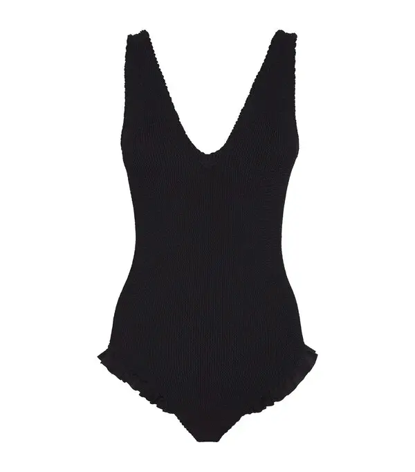 Hunza G Lisa Swimsuit - Black | Editorialist