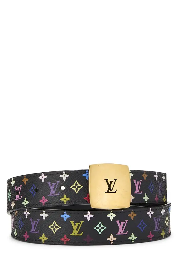 LOUIS VUITTON Takashi Murakami X Monogram Multicolore Ceinture 85