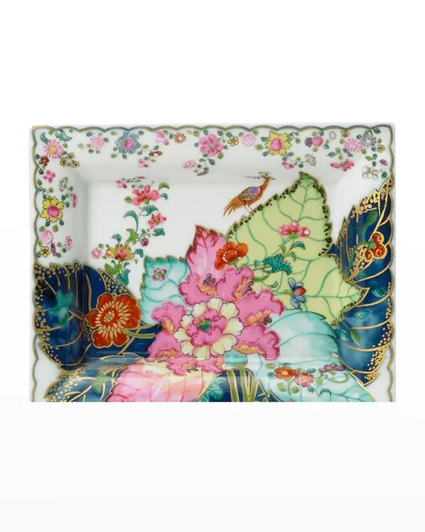 MOTTAHEDEH Tobacco Leaf Rectangular Large Tray