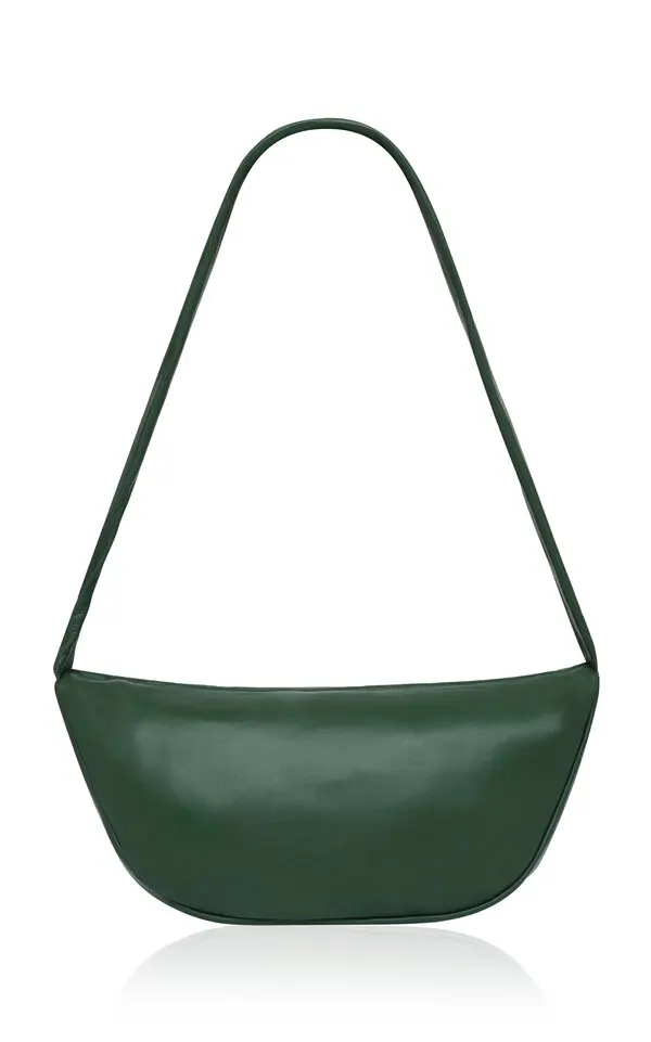 ST. AGNI Soft Leather Crossbody Bag - Green