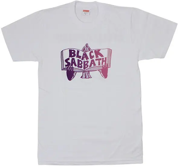 Supreme Black Sabbath Tome Tee Shirt - White