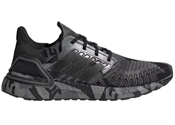 Adidas Ultra Boost 20 Geometric Pack Sneakers - Core Black/grey