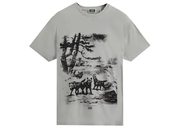 Kith Amnh Wolves Vintage Tee Shirt