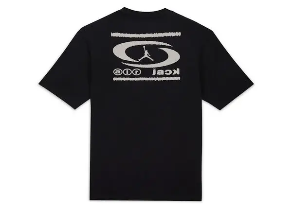 TRAVIS SCOTT Cactus Jack X Jordan Mj Ts Air Tee Shirt - Black/sail