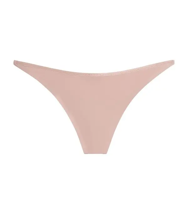Calvin Klein Minimalist Thong - Beige