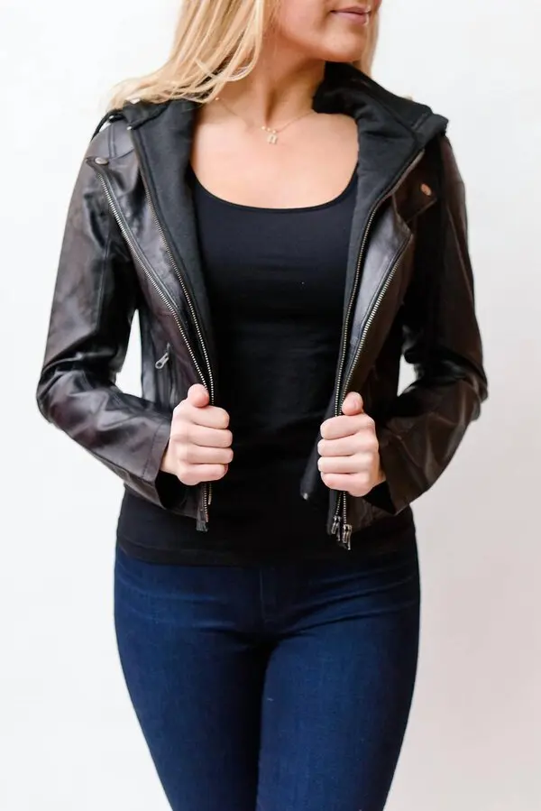Buy JKT NYC Molly Leather Jacket - Black At 40% Off | Editorialist