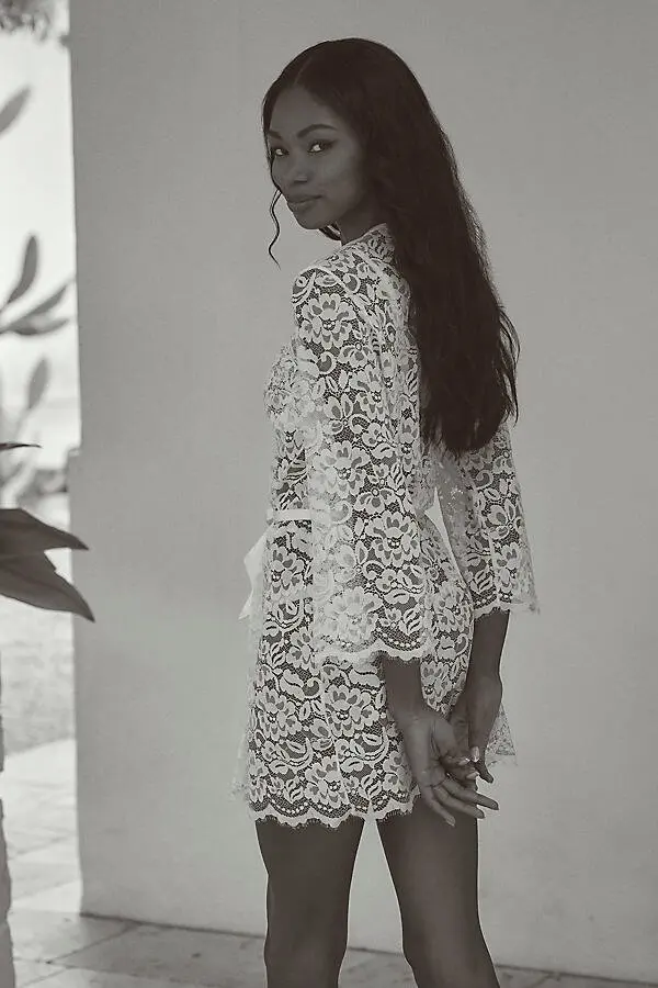 Cosabella Magnolia Lace Robe