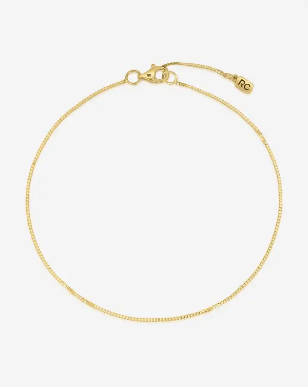 Ring Concierge Petite Box Chain Anklet