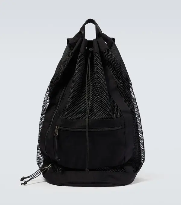 Auralee X Aeta Large Mesh Backpack In Black - 50% Off