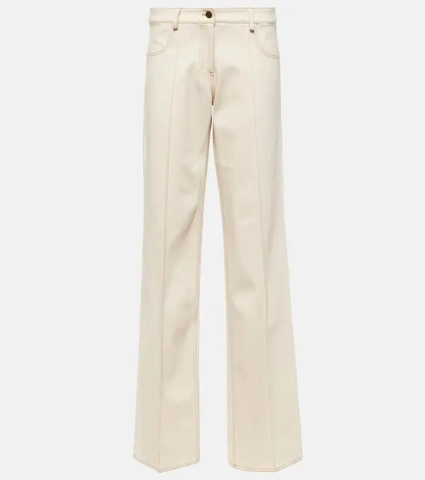 AYA MUSE Tuxis Low-rise Wide-leg Pants