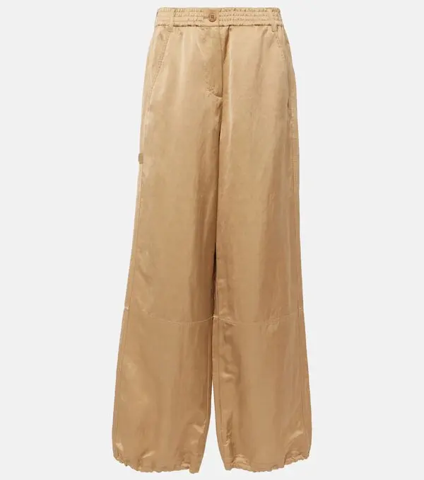 Dorothee Schumacher Slouchy Coolness Wide-leg Pants - Beige