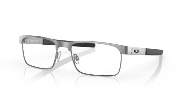 Oakley Metal Plate™ Ti Eyeglasses - Satin Brushed Chrome