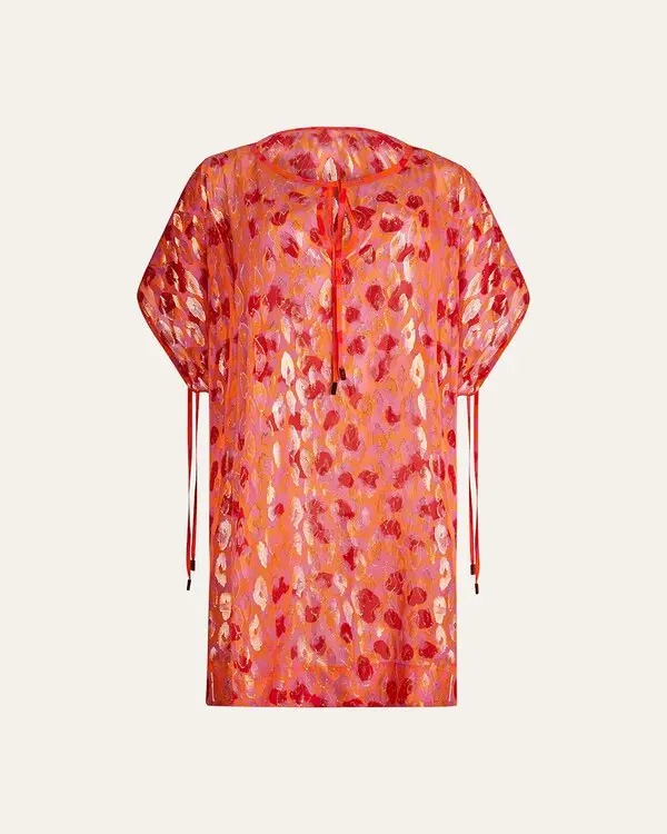 Vilebrequin Abstract Leopard Printed Coverup Dress