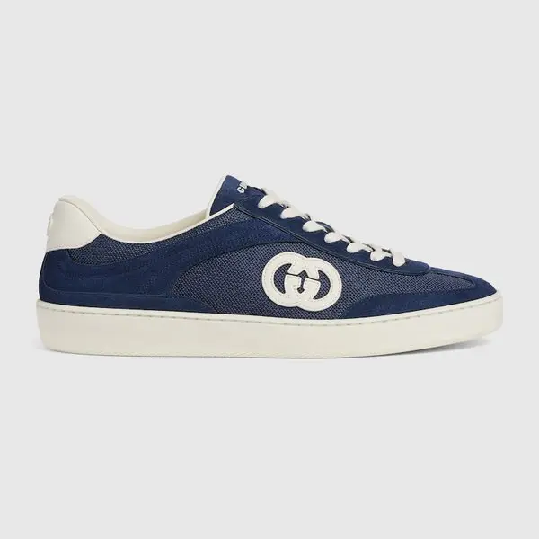 Gucci S G75 Suede Sneakers - Blue