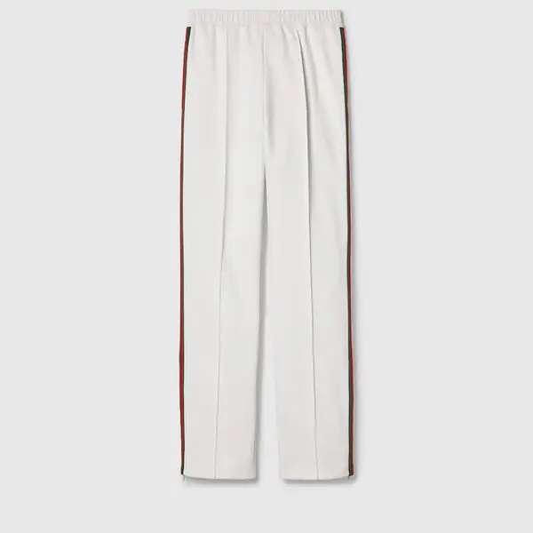 Gucci Jersey Drill Jogging Pants With Web Ready-to-wear