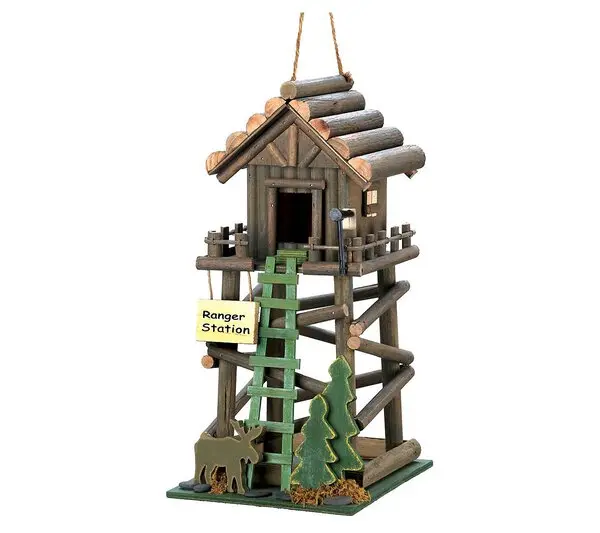 ZINGZ & THINGZ Ranger Station Birdhouse