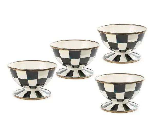 MACKENZIE-CHILDS Set Of 4 Ice Cream Bowls