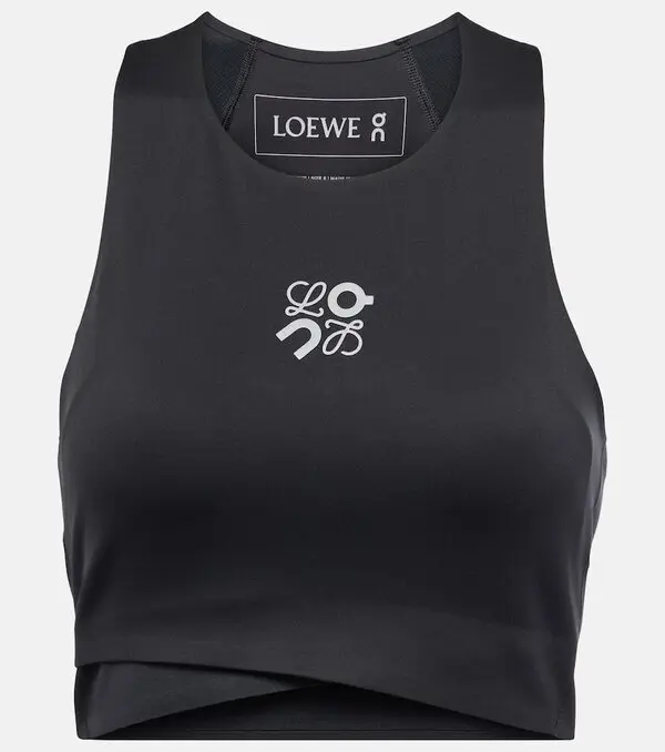 Loewe X On Performance Crop Top - Black