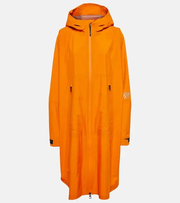 Loewe X On Logo Technical Cape - Orange