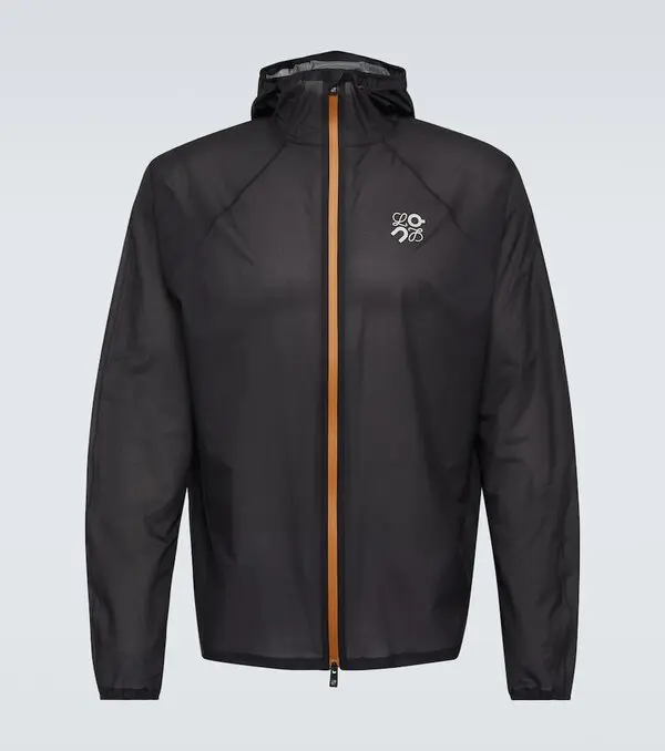 Loewe X On Ultra Logo Technical Jacket - Black | Editorialist